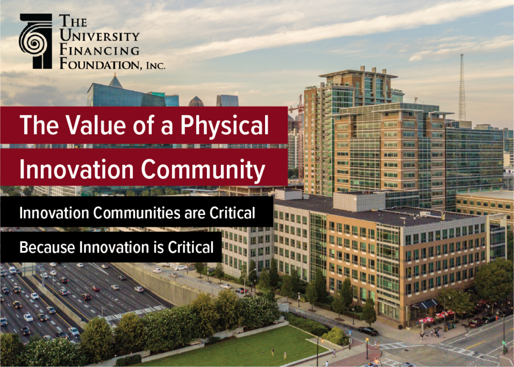 The Value of a Physical Innovation Community | The University Financing ...